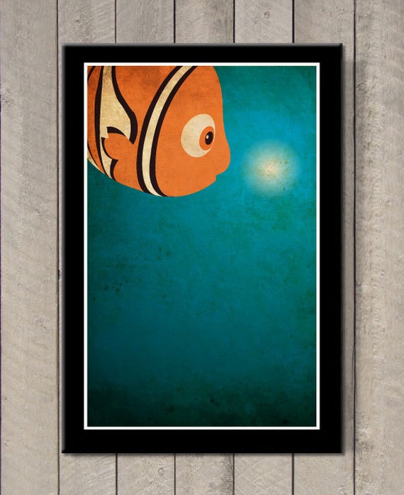 Disney Pixar Movie Poster Finding Nemo - Etsy