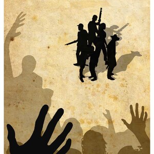The Walking Dead Poster, Minimalist TWD Print - Etsy