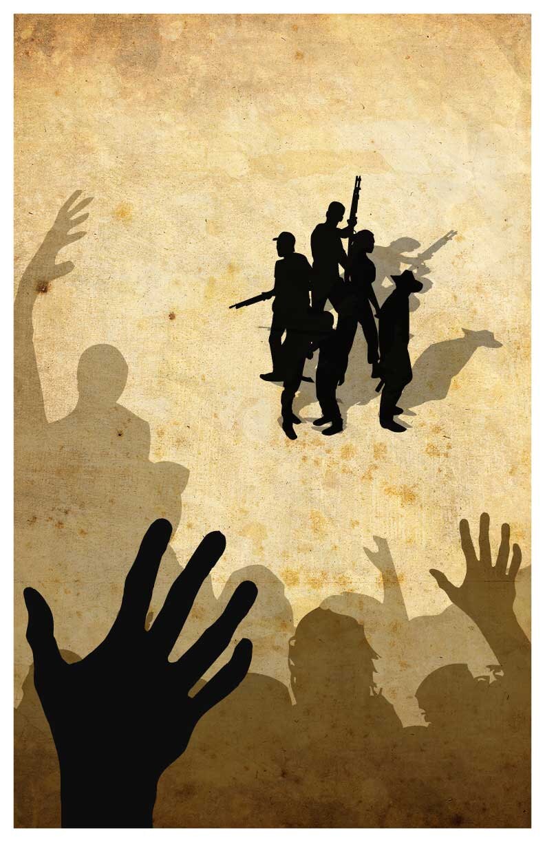 The Walking Dead Poster Minimalist TWD Print - Etsy