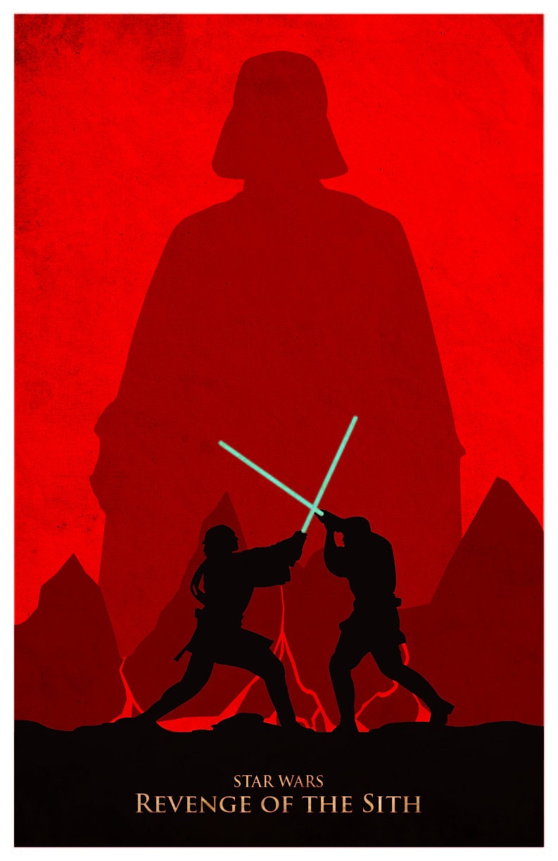 Star Wars Trilogy Poster Set Episode I Episode II Episode | Etsy