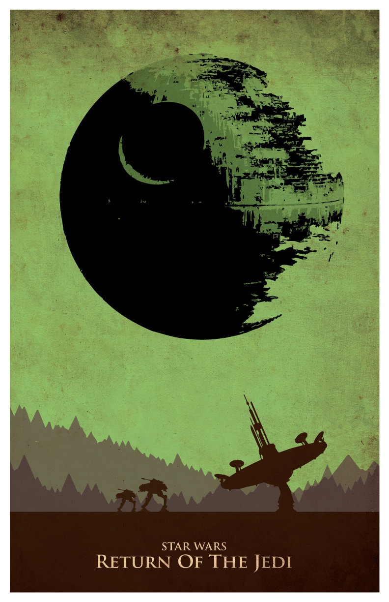 Star Wars Trilogy Poster Set - Etsy