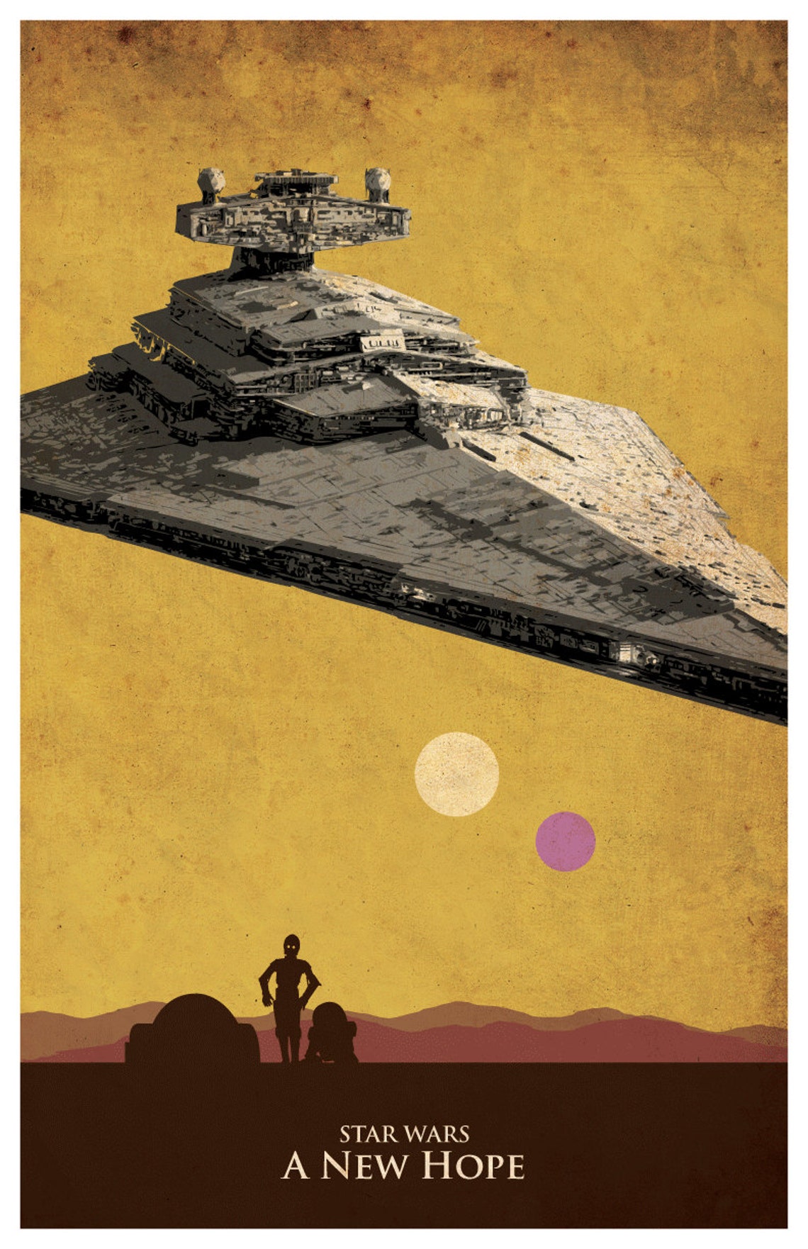 Star Wars Trilogy Poster Set - Etsy