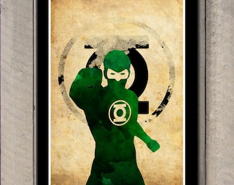 Green Lantern Poster | Etsy