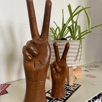 Hand Peace Sign - Etsy