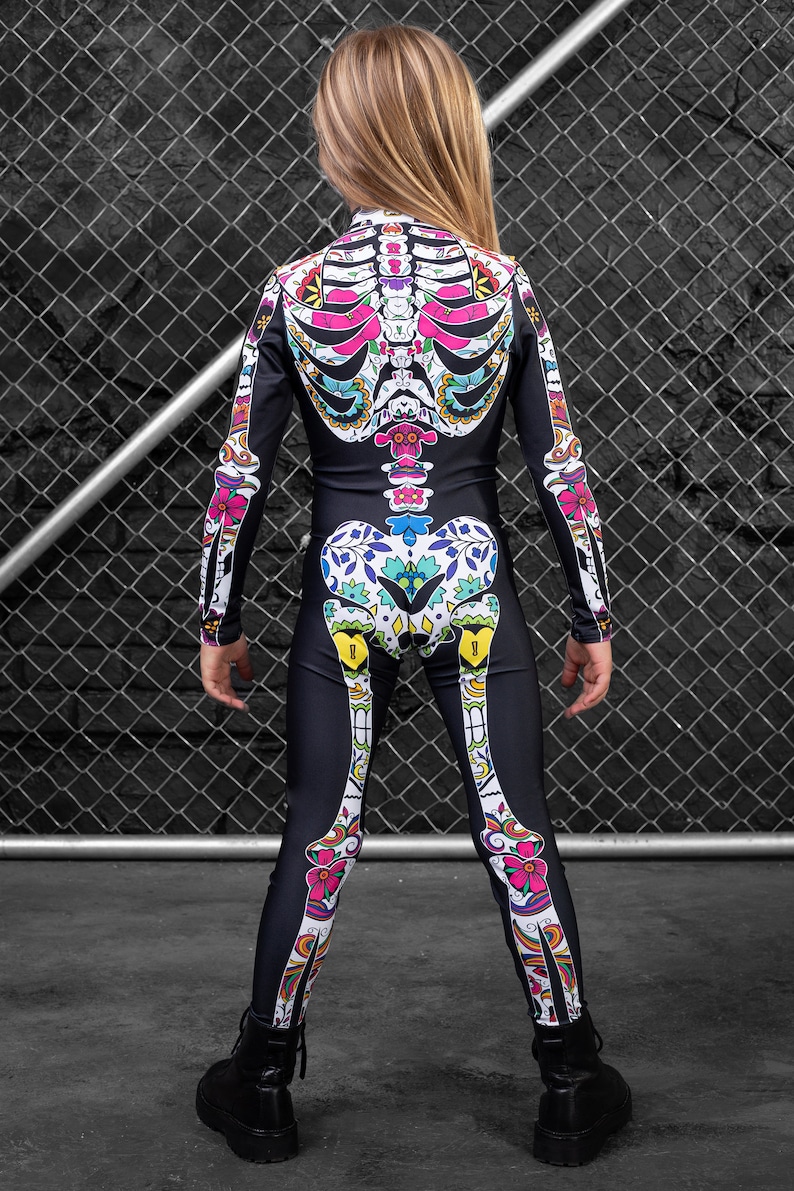Skeleton Costume Kids Kids Skeleton Costume Girls Skeleton - Etsy