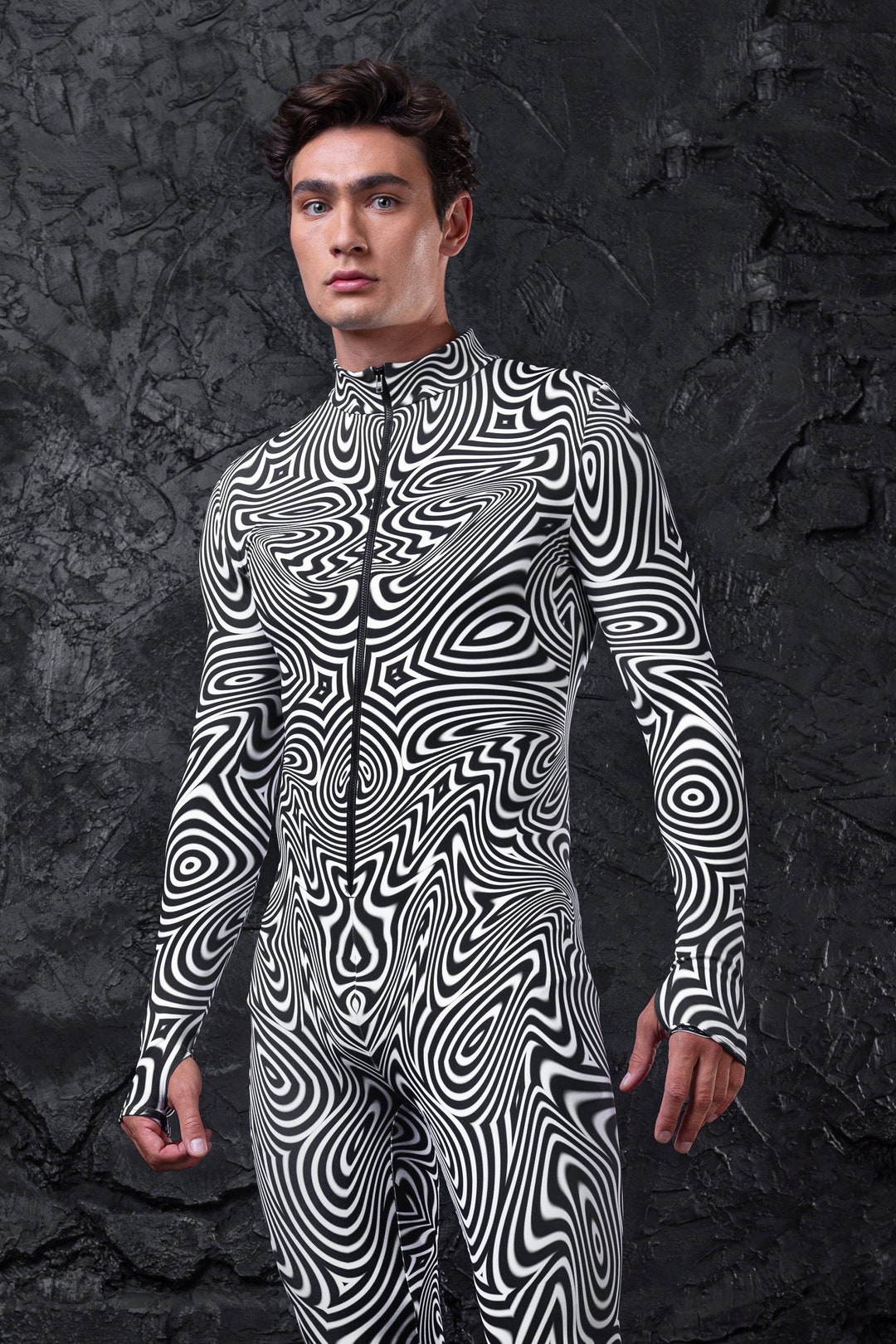 Rave Bodysuit Man, Male Bodysuit, Bodysuit Costume, Rave Clothing, Rave ...