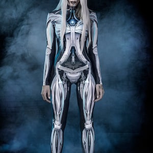 Cyborg Costume Cosplay Costume Women Cyberpunk Costume - Etsy