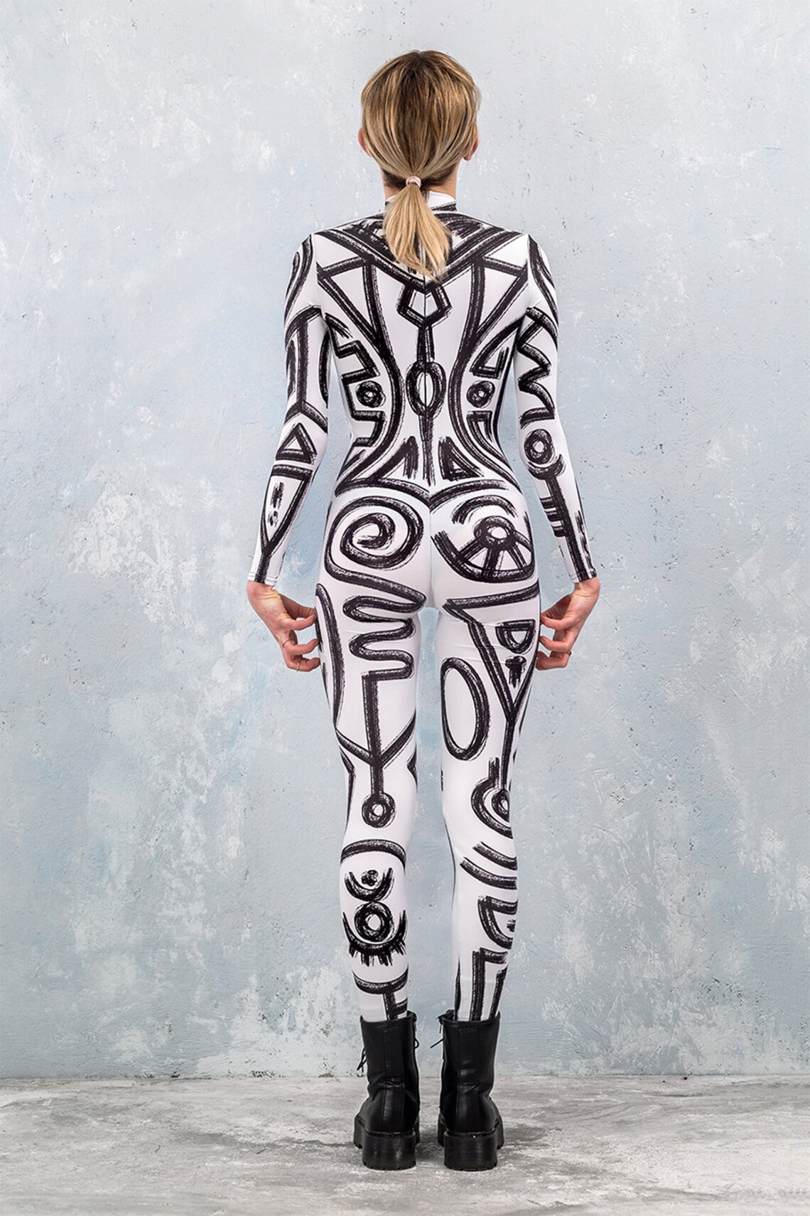 Psychedelic Bodysuit Rave Bodysuit Psychedelic Clothing - Etsy