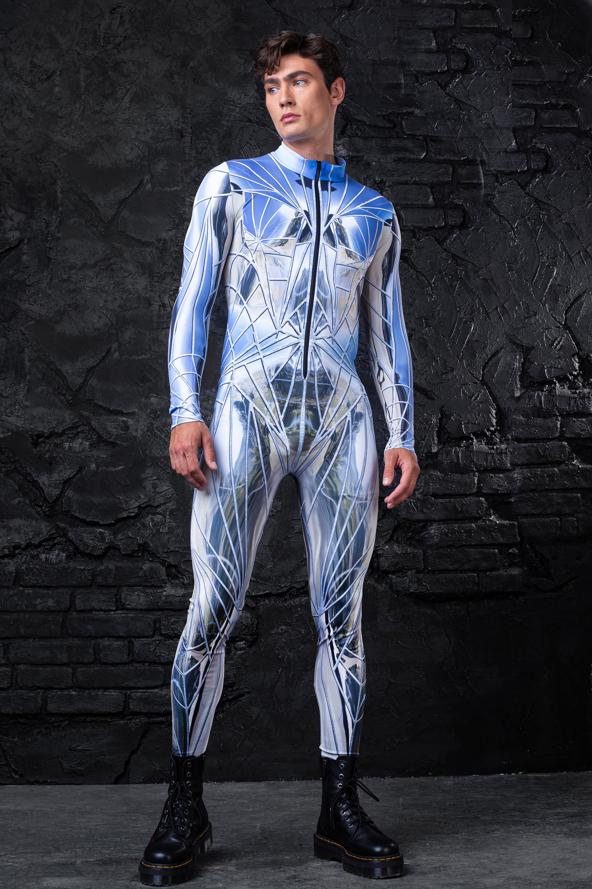 Male Bodysuit Bodysuit Costume Men's Rave Clothing Rave - Etsy Australia