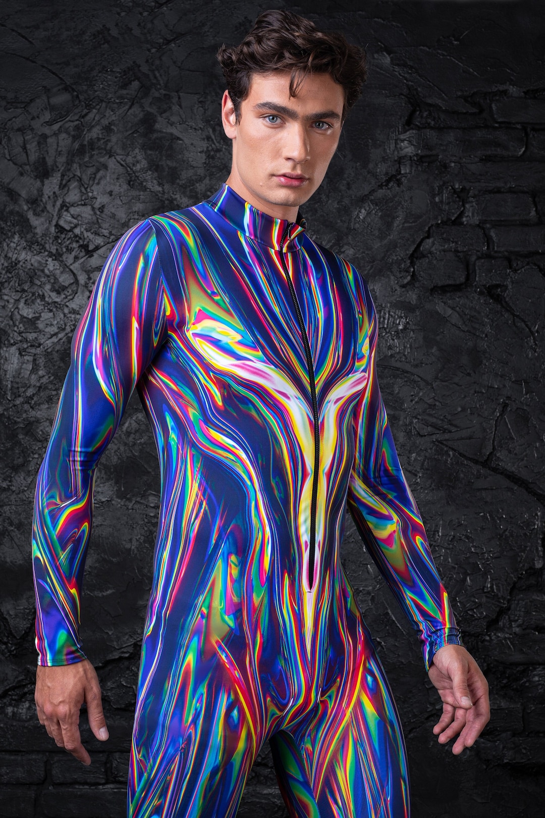 Male Bodysuit, Bodysuit Man, Bodysuit Costume, Rave Clothing Men, Rave ...