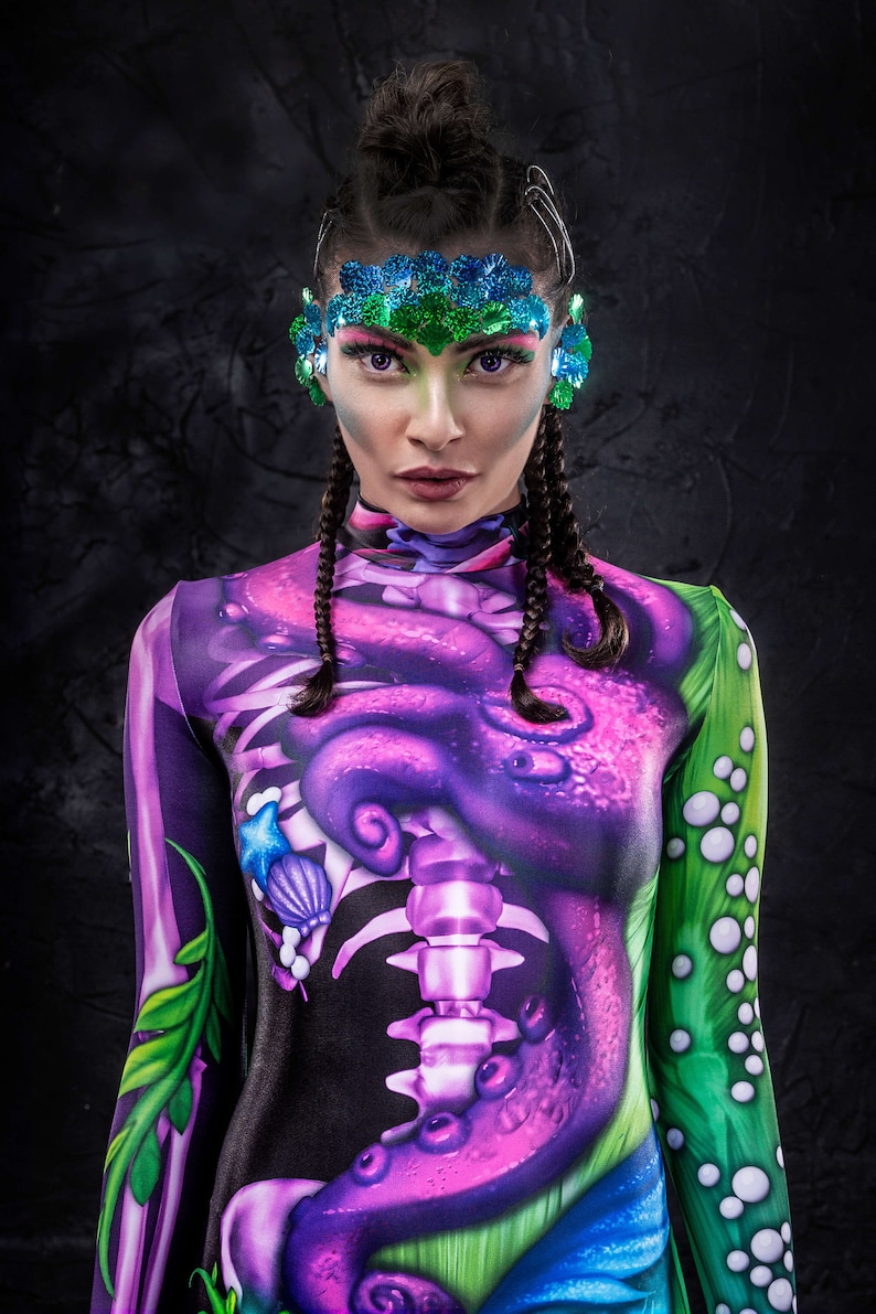 Halloween Mermaid Costume for Women Mermaid Bodysuit Woman - Etsy