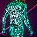Cyber Clothing Men, Futuristic Clothing, Green Neon Bodysuit for Men ...
