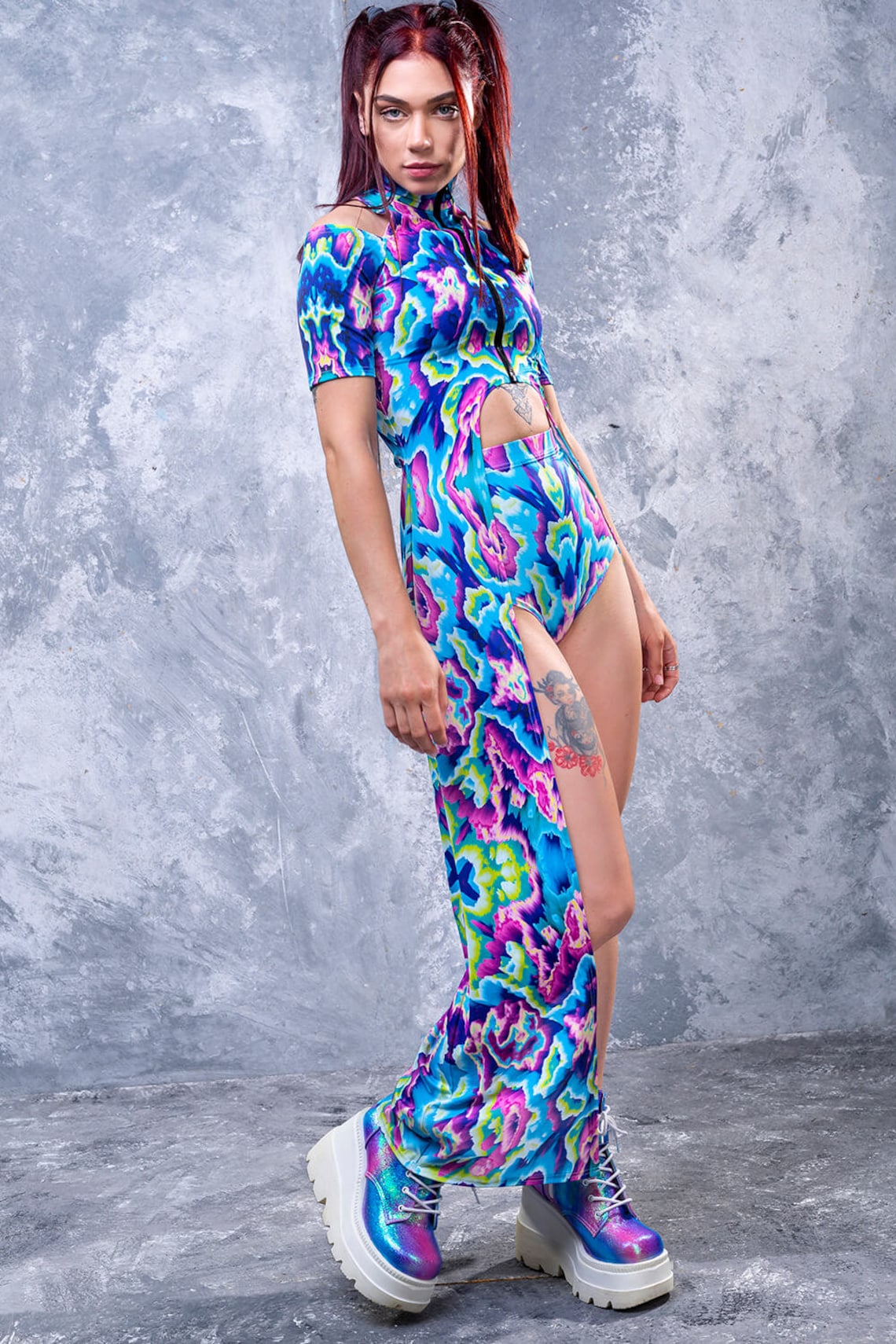 Rave Dress Open-front Dress Festival Dress Rave Outfit | Etsy