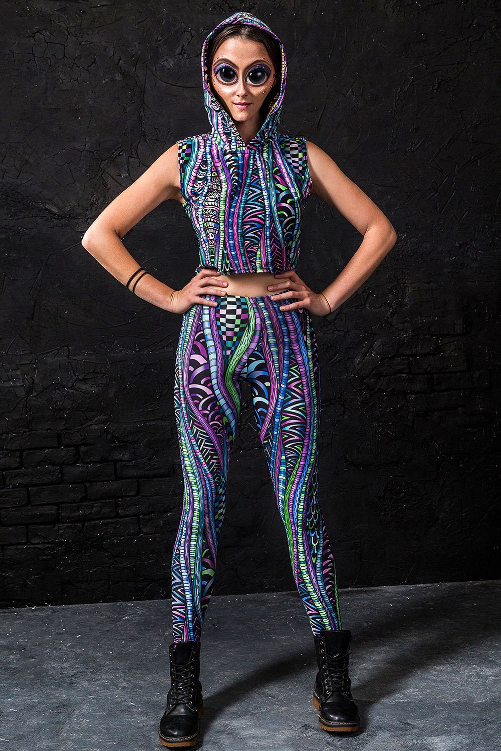 Rave Clothing Rave Outfit Festival Leggings Festival Wear | Etsy