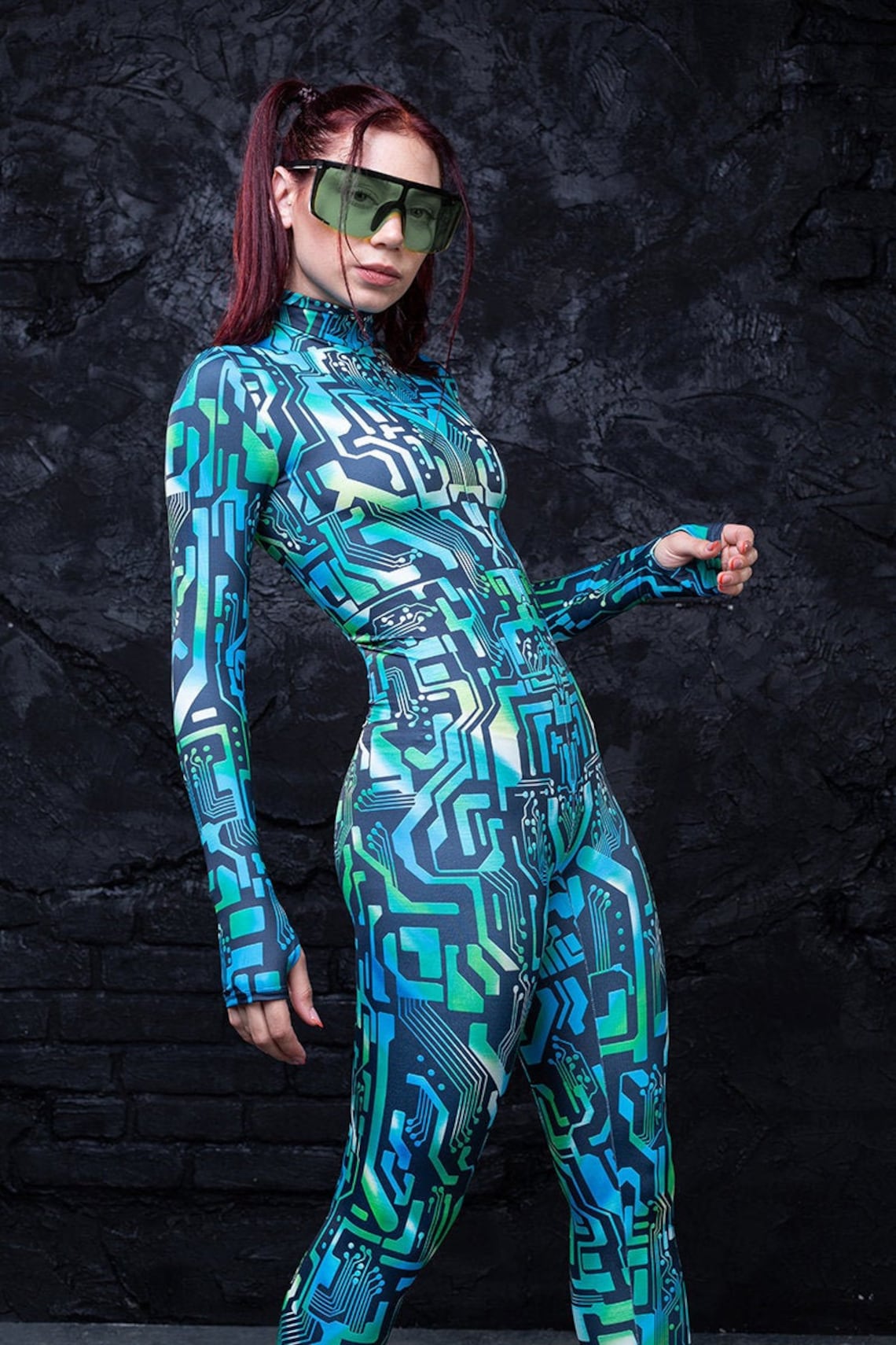 Cyberpunk Costume Cyberpunk Clothing Woman Rave Outfit Rave - Etsy India