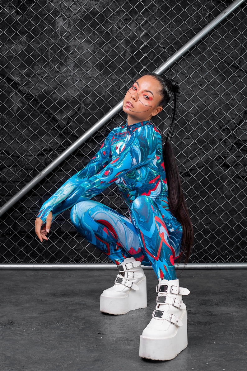 Alien Costume Women Cyborg Costume Women Halloween Costumes - Etsy