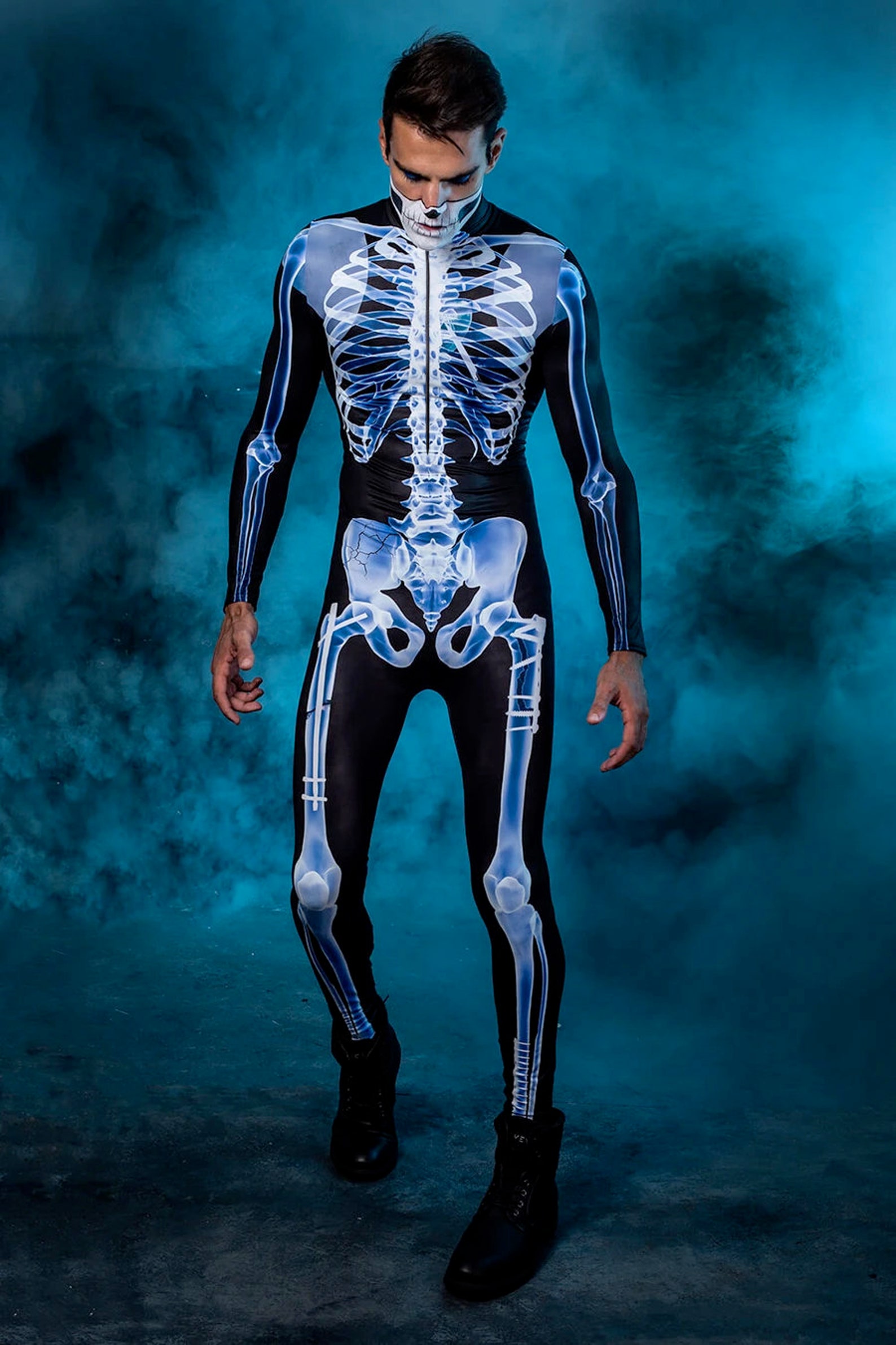 Skeleton Costume Men Halloween Costumes Mens Halloween - Etsy