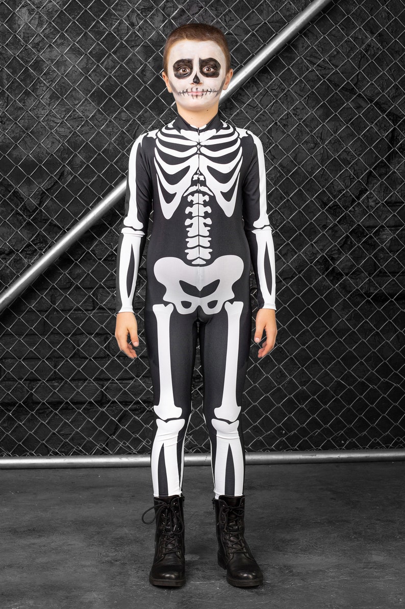 Boys Skeleton Costume Skeleton Costume Kids Toddler Skeleton - Etsy