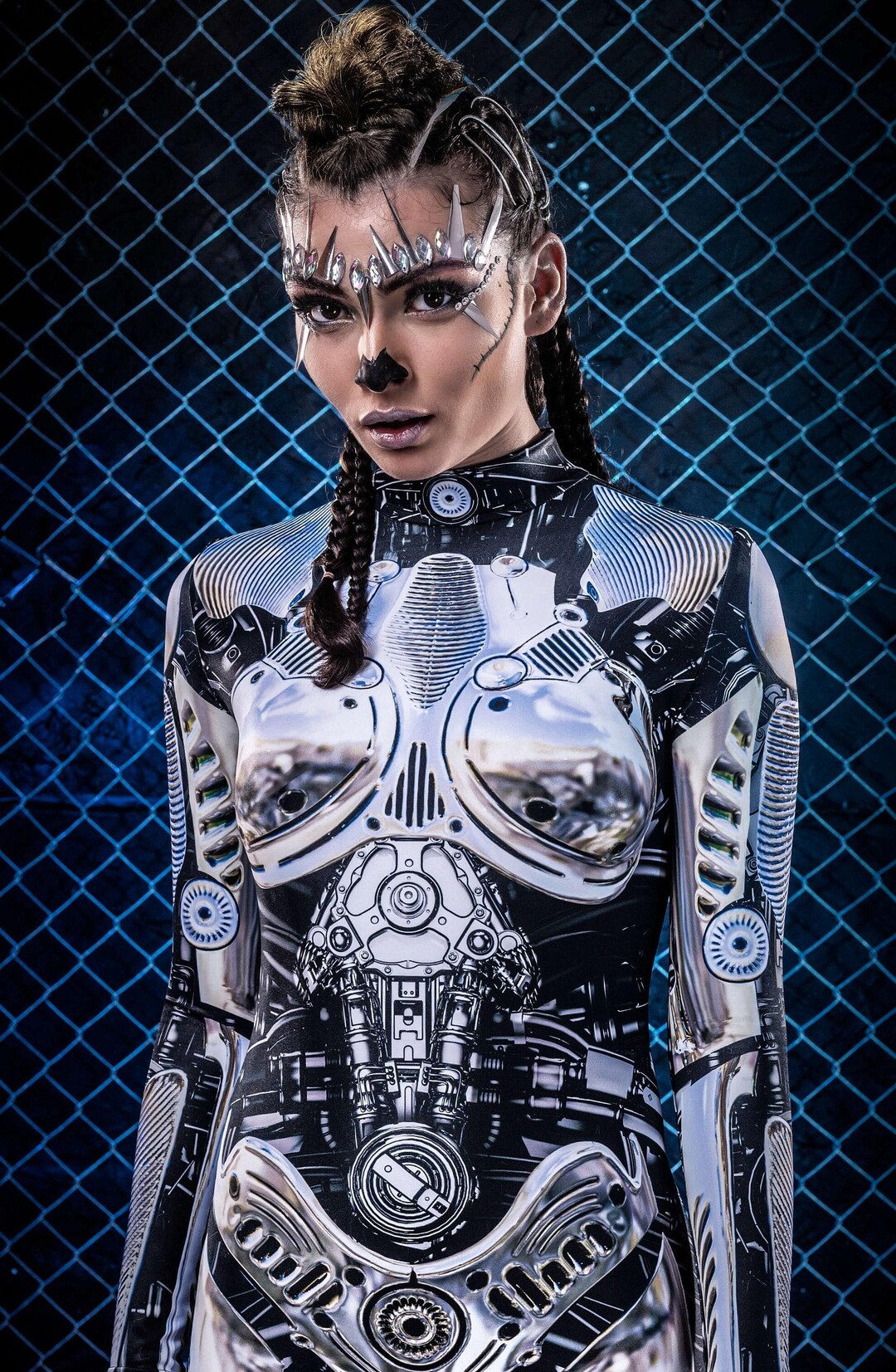 Cyborg Costume, Halloween Costume Women, Robot Costume Women, Womens ...