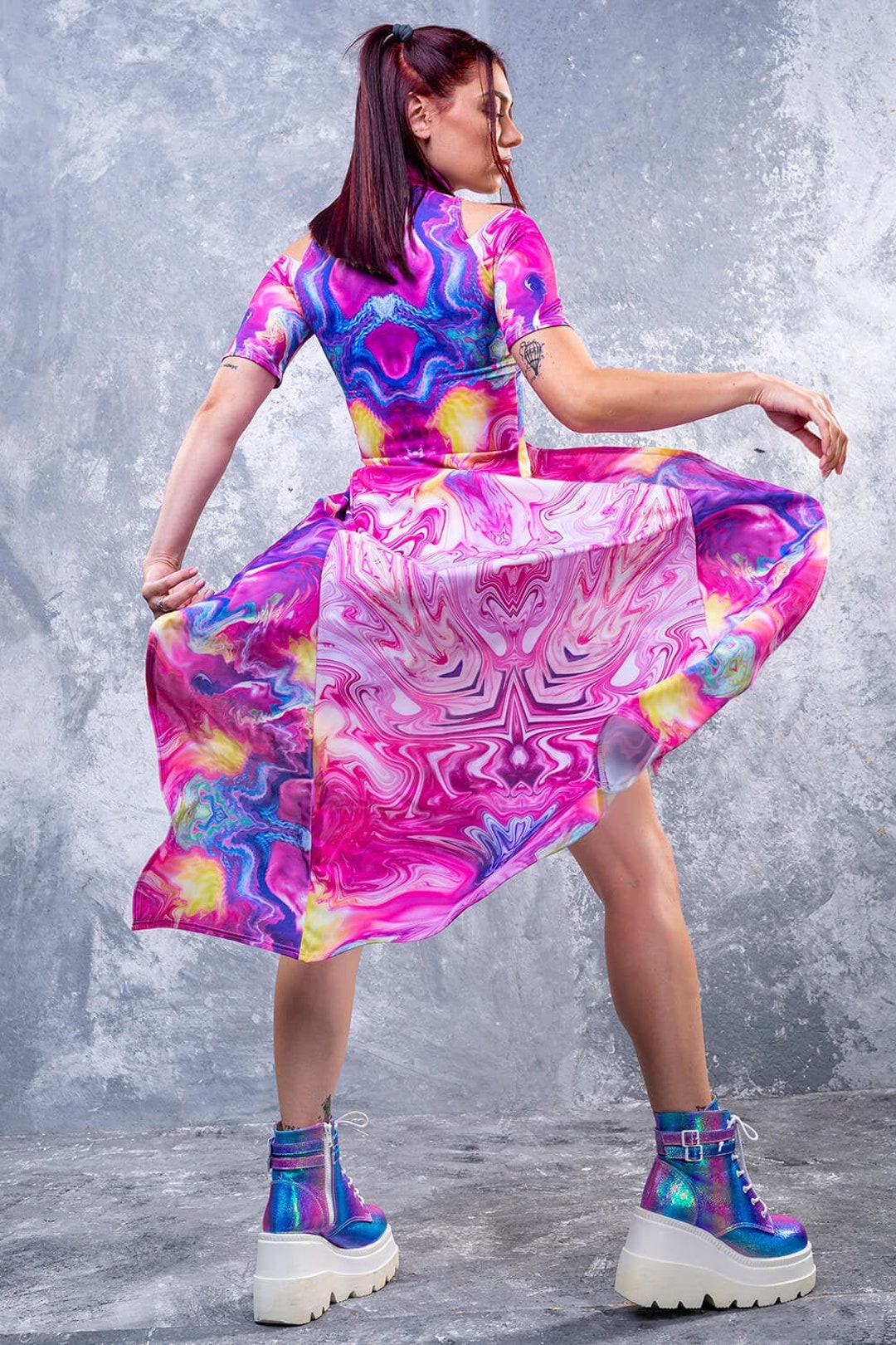 Rave Dress, Festival Dress, Rave Outfit Woman, Kawaii Dress, EDM Dress ...