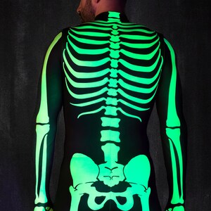 Neon Green Bodysuit UV Light Reactive Costume Cyber Costume - Etsy