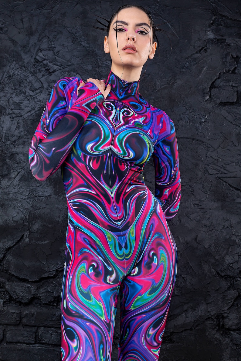 Psychedelic Clothing Festival Clothing Women Sexy Rave Etsy