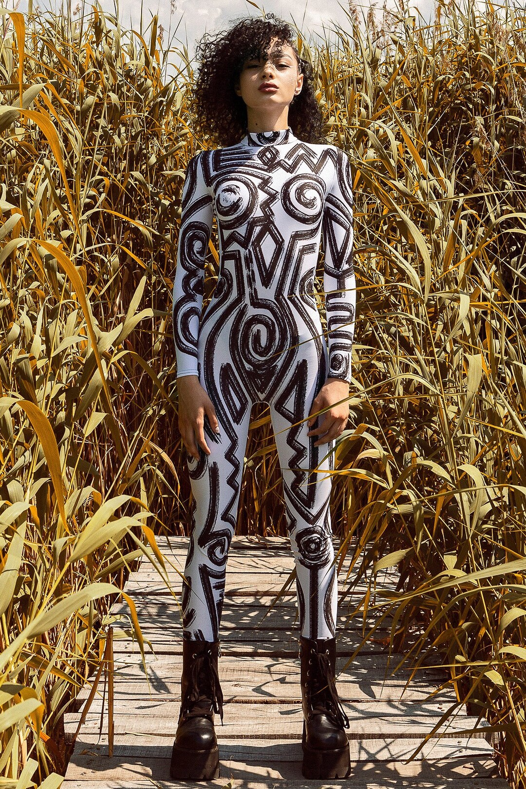 Psychedelic Bodysuit, Rave Bodysuit, Psychedelic Clothing, Burning Man ...