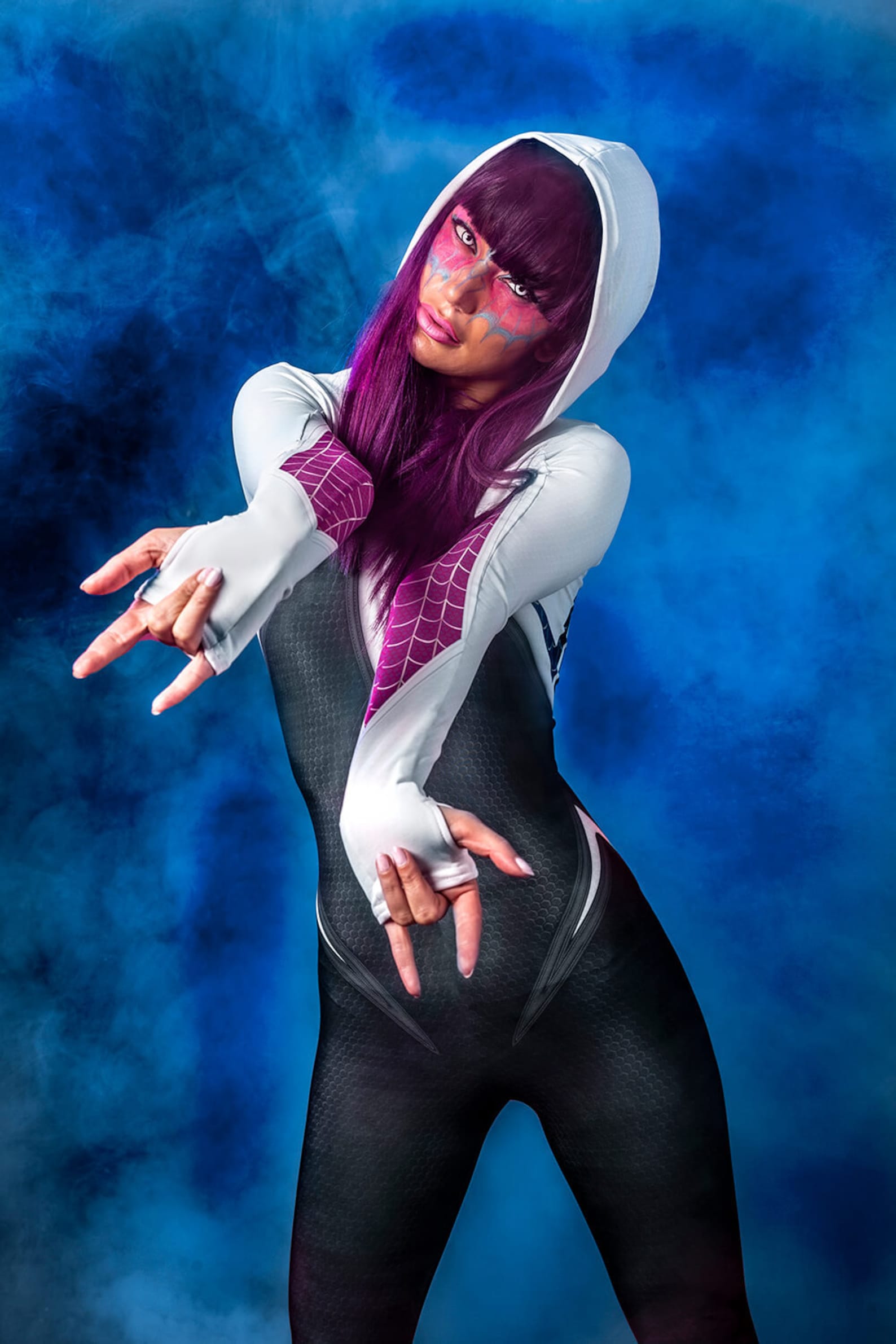 Spider Gwen Costume Spider Women Costume Gwen Stacy Costume - Etsy
