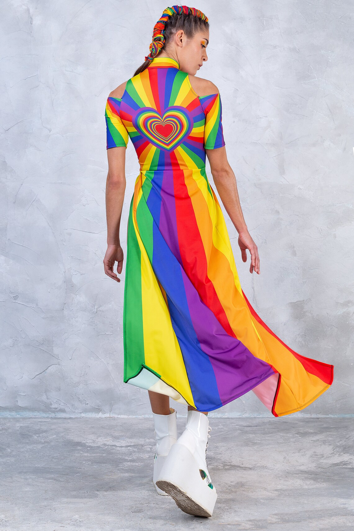 Pride Maxi Dress Rave Maxi Dress Pride Outfit Sexy Rave - Etsy