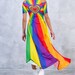 Pride Maxi Dress Rave Maxi Dress Pride Outfit Sexy Rave - Etsy