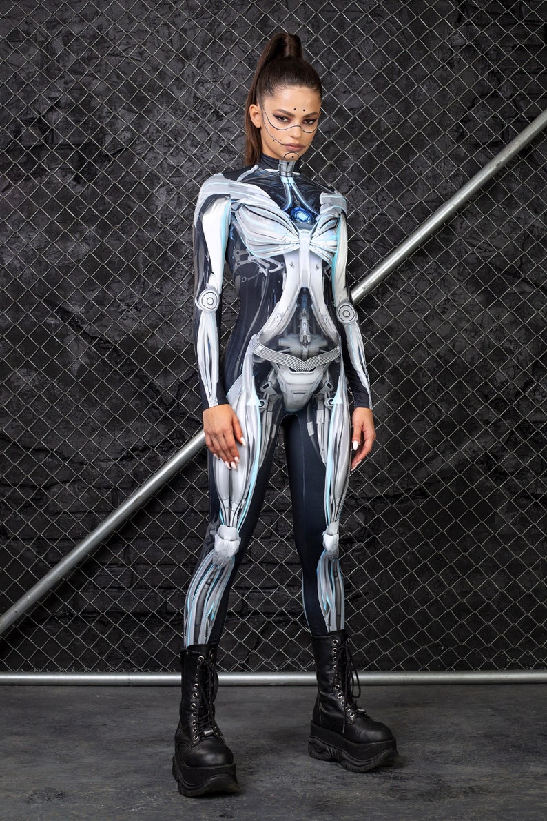 Cyborg Costume Cosplay Costume Women Cyberpunk Costume - Etsy