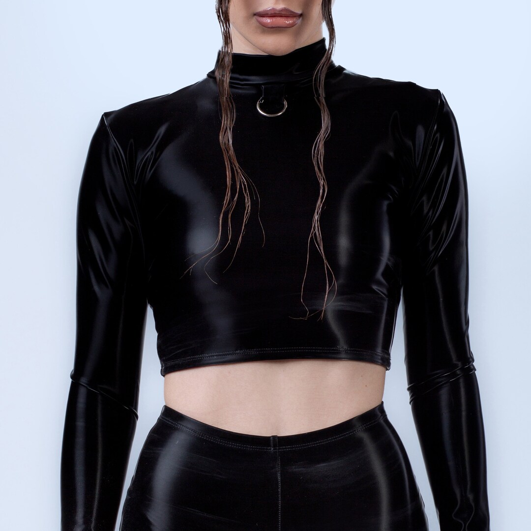 Techno Black Top, Rave Top Woman, Techno Clothing, Sexy Festival Top ...