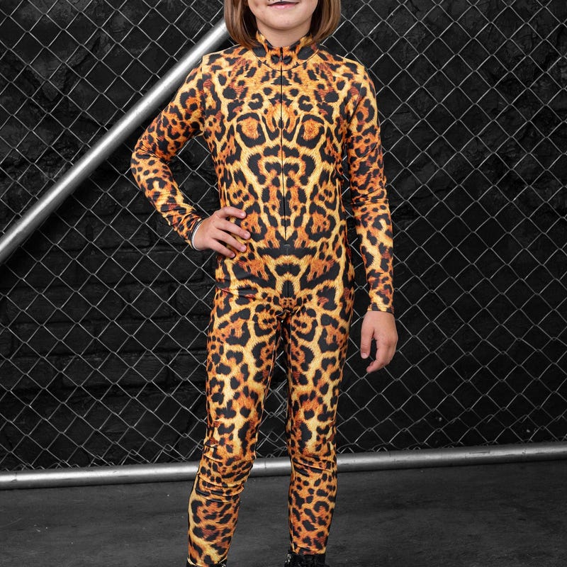 Leopard Leotard Kids - Etsy UK