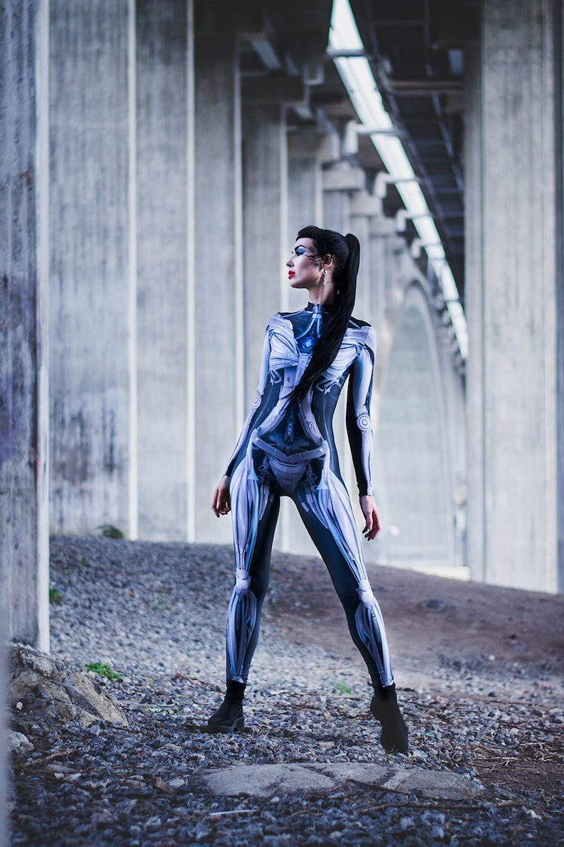 Cyborg Costume Cosplay Costume Women Cyberpunk Costume - Etsy