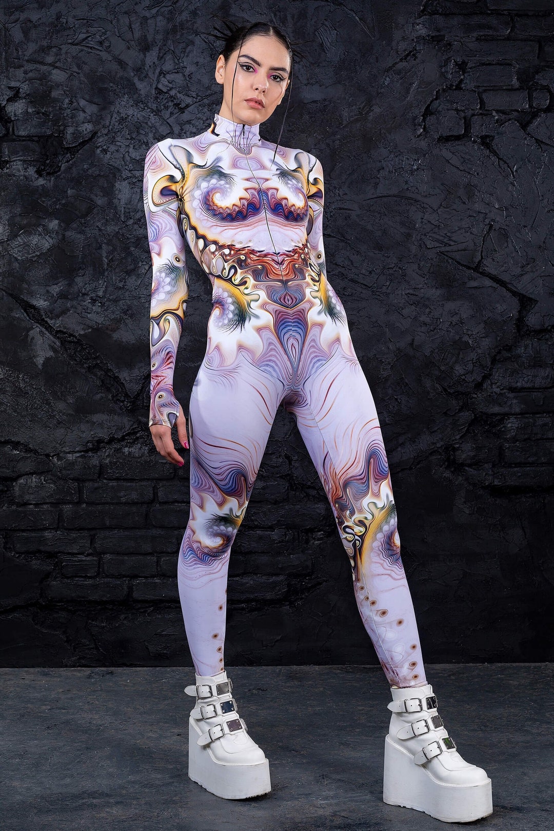 Festival Clothing Women, Rave Clothing, Burning Man Bodysuit Woman ...