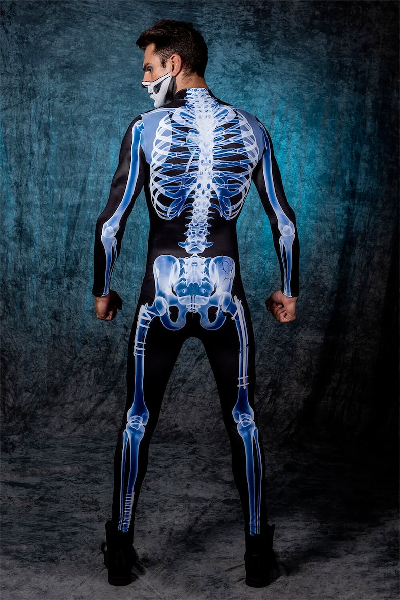 Herren X Ray Skelett Kostüm Halloween Kostüme Für Paare Etsy