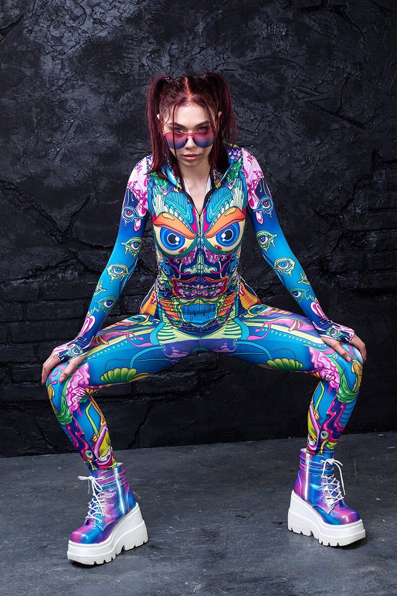 Psychedelic Clothing Festival Clothing Woman Burning Man | Etsy