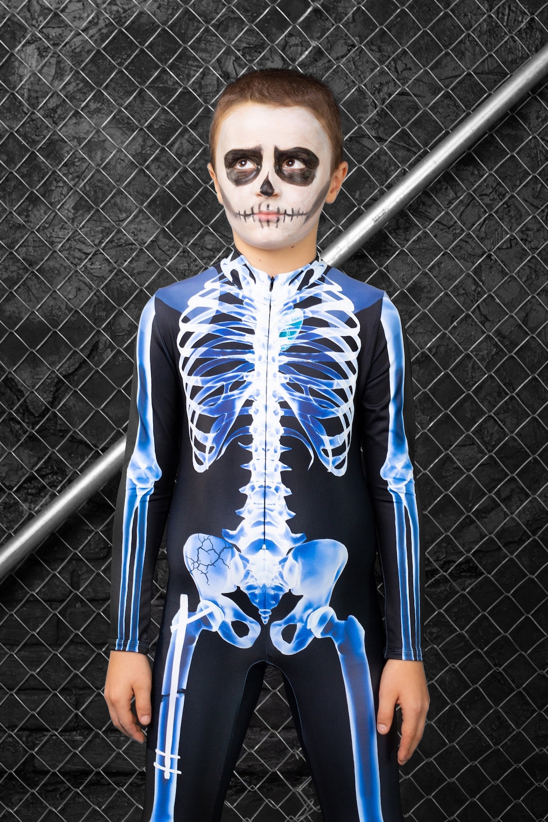 Boys Halloween Costume, Kids Halloween Costume, Boys Skeleton Costume ...