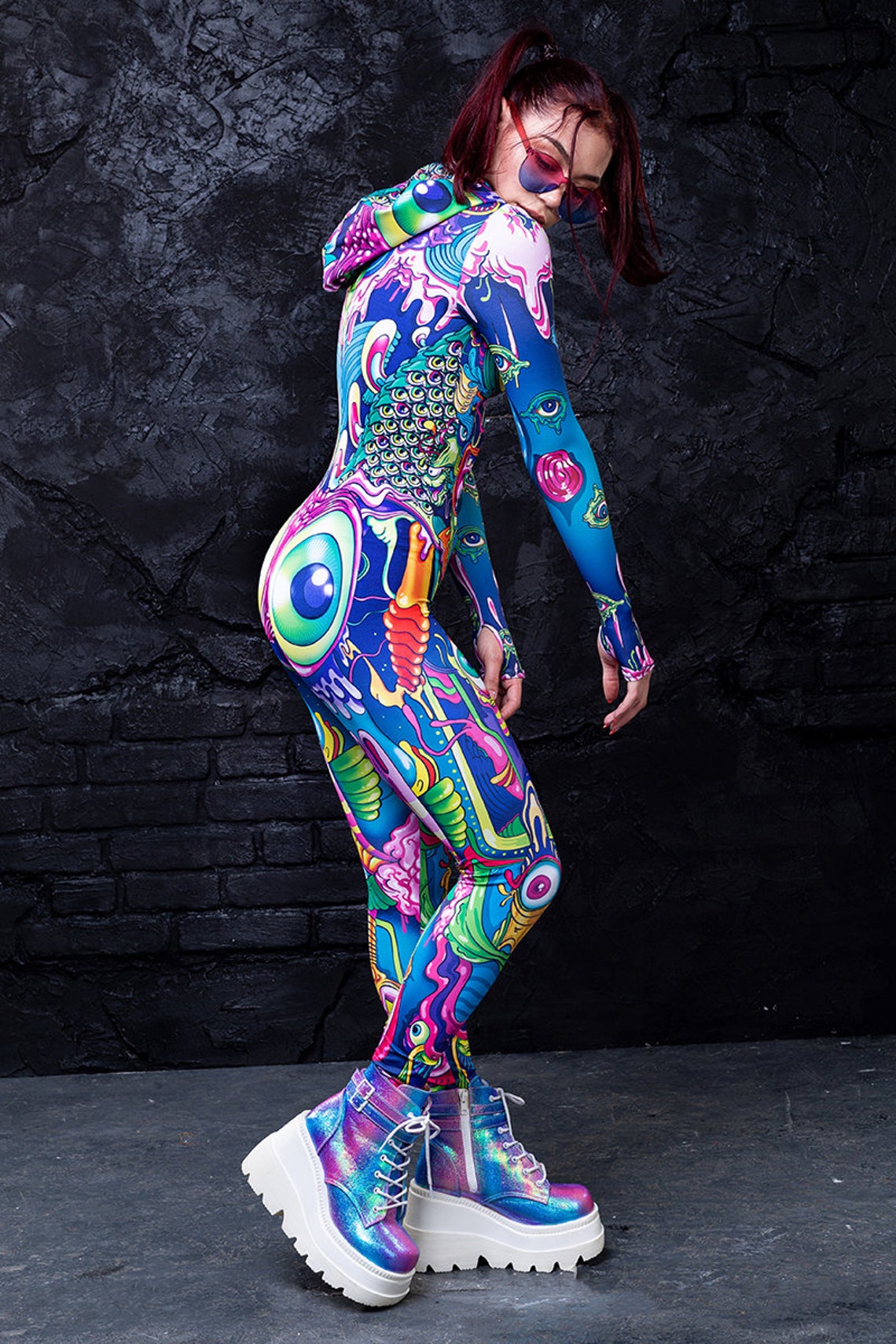 Psychedelic Clothing Festival Clothing Woman Burning Man - Etsy