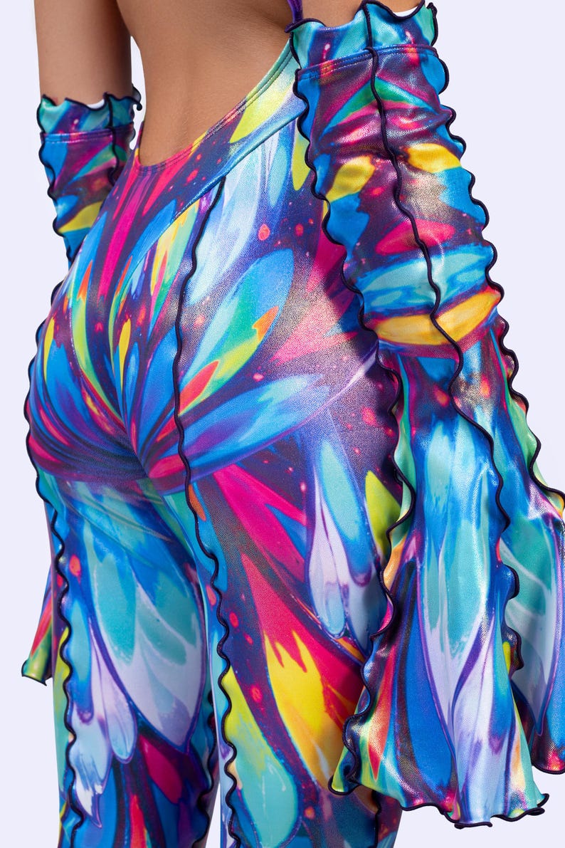 Fairy Rave Romper for Women, Glam Bodysuit Women, Festival Outfit Women ...
