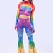 Rave Outfit, Festival Set, Pride Top, See Through Top, Rave Clothing ...