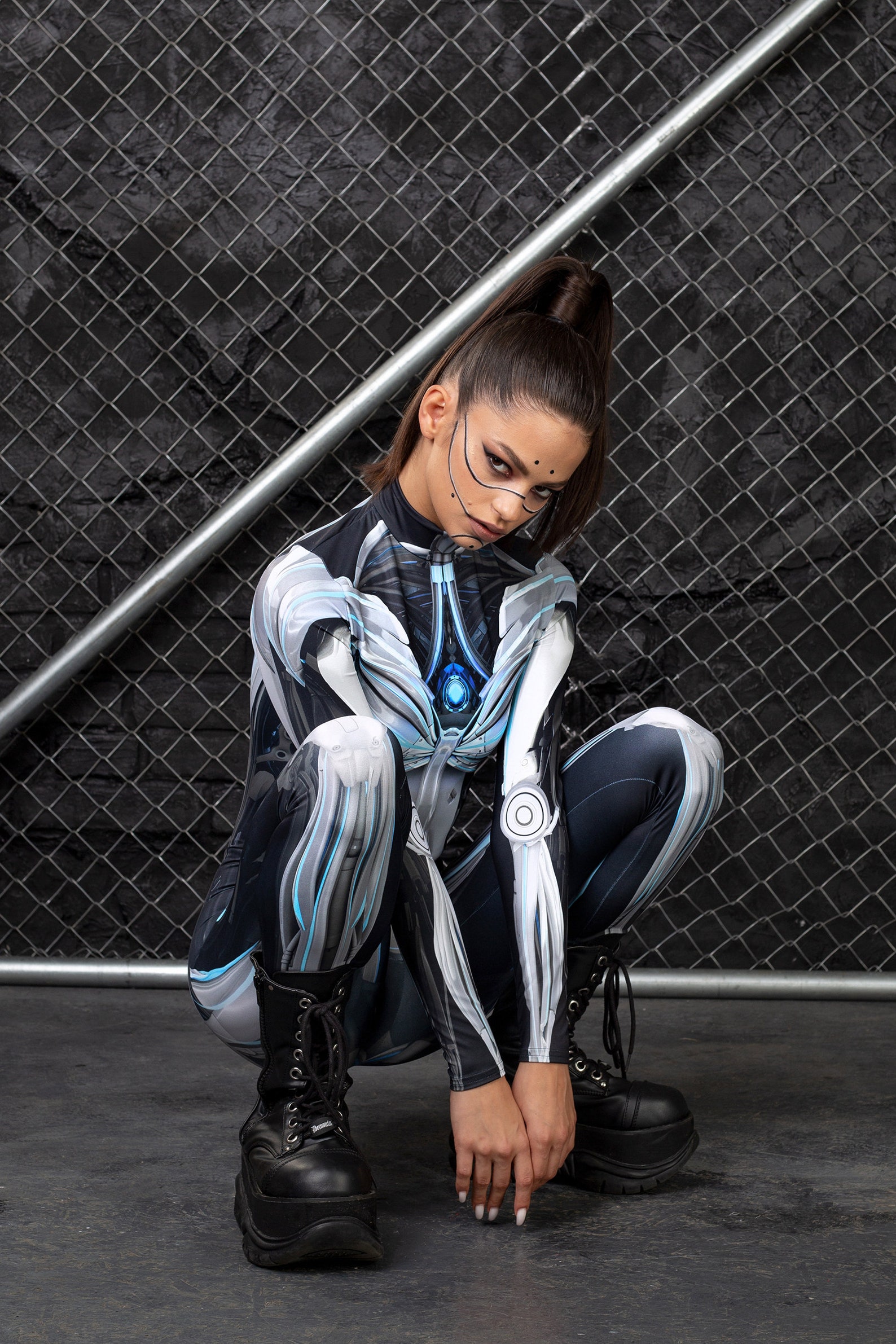 Cyborg Costume Cosplay Costume Women Cyberpunk Costume - Etsy