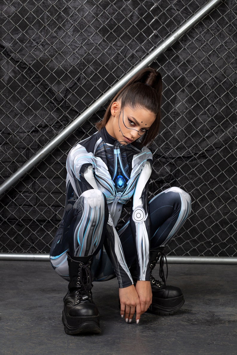 Cyborg Costume Cosplay Costume Women Cyberpunk Costume - Etsy