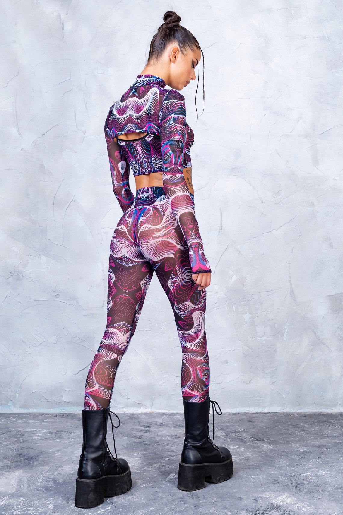 Mesh Leggings Sheer Pants Woman Transparent Leggings Sexy - Etsy