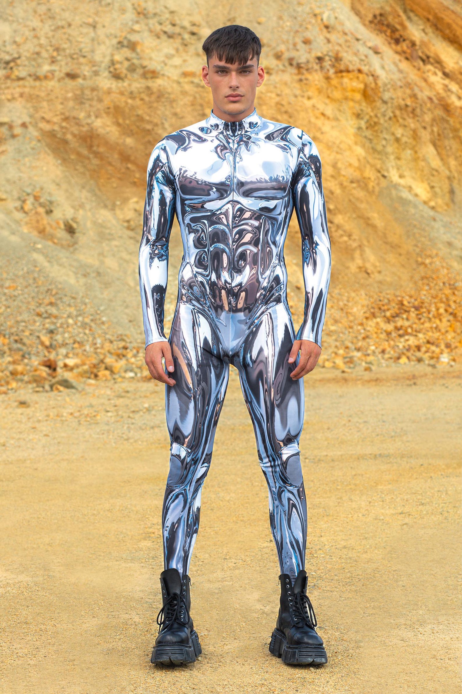 Cyberpunk Robot Bodysuit Men, Burning Man Costume for Men, Festival ...