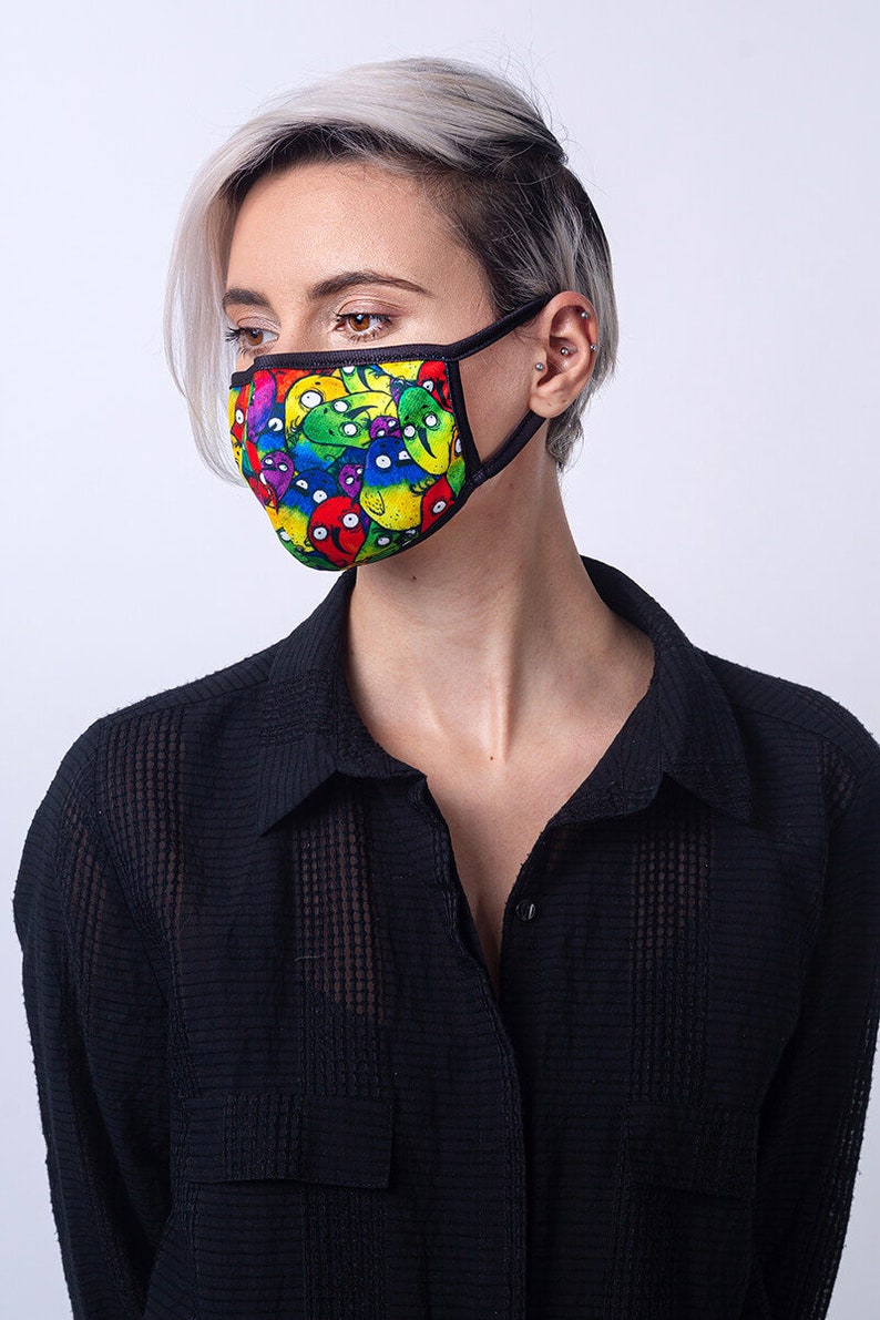 Face Cover Mask Handmade Face Mask Double Layer Face Mask - Etsy