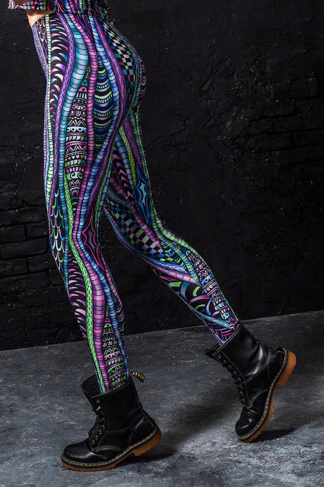Rave Clothing, Rave Outfit, Festival Leggings, Festival Wear, Alien ...