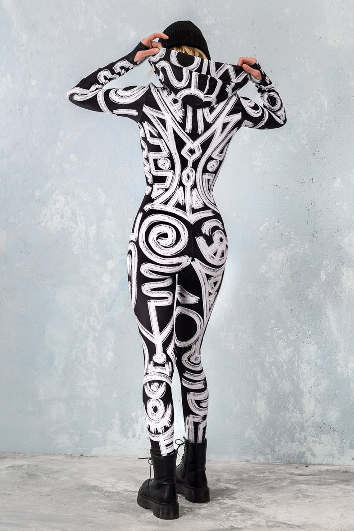 Rave Bodysuit Women Festival Bodysuit Sexy Black Bodysuit - Etsy