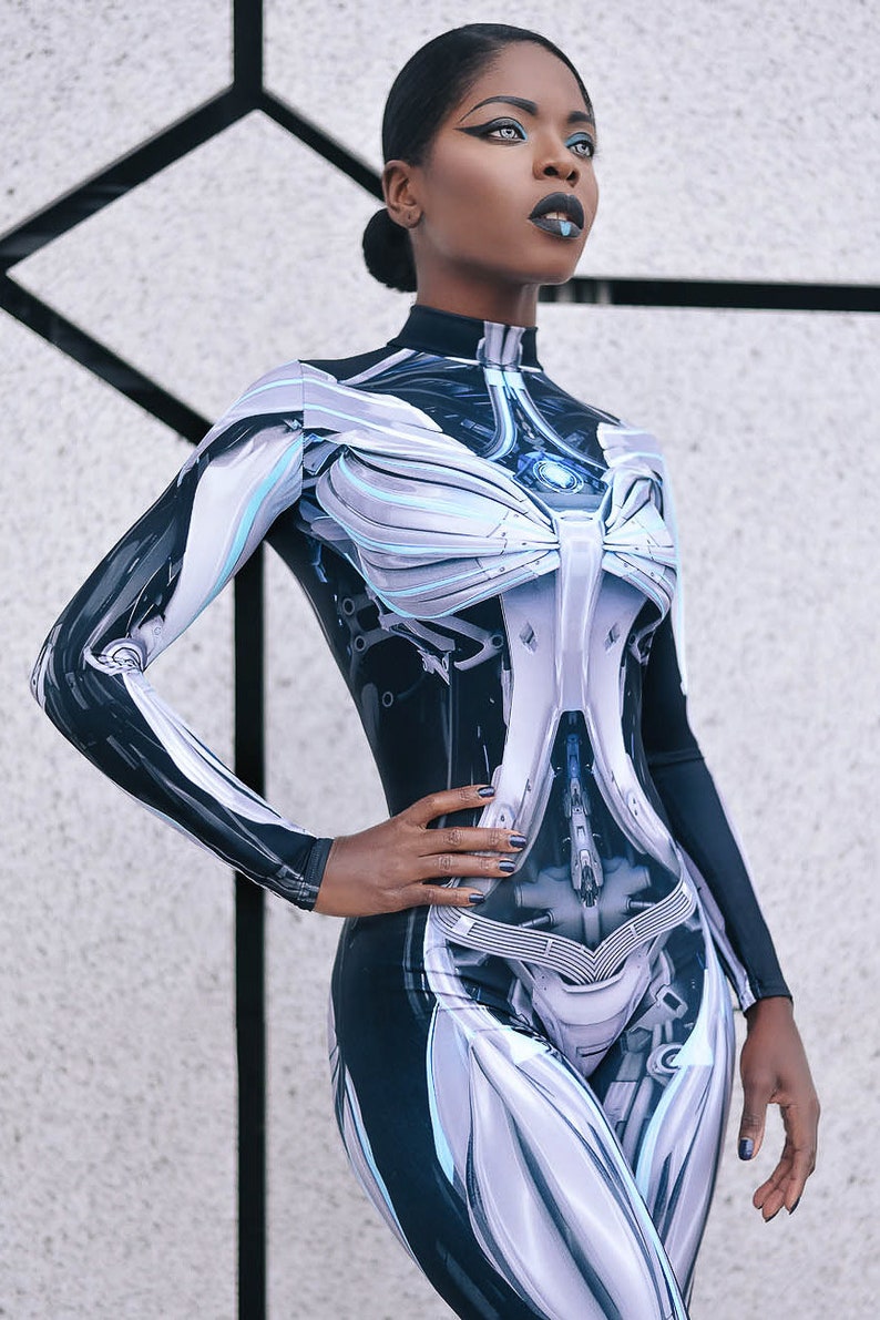 Cyborg Costume Cosplay Costume Women Cyberpunk Costume - Etsy