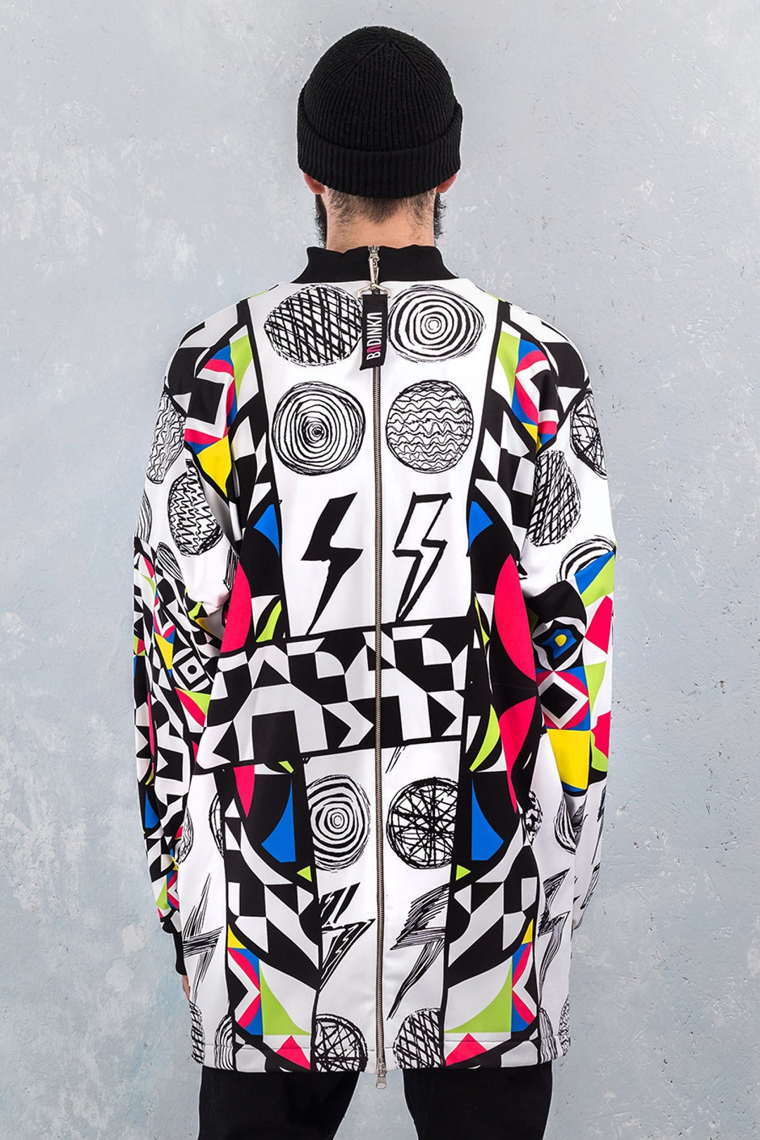 Men's Rave Top, Men's Psychedelic Top, Men's Pullover, Men's Sweater ...